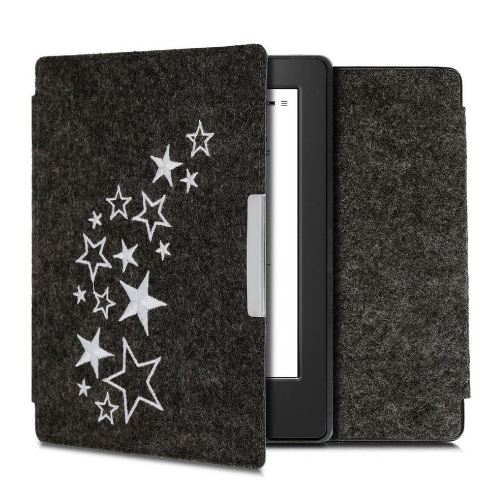 Kwmobile E Reader Hülle Hülle Für Kobo Aura H2o Edition 2 Filz Stoff