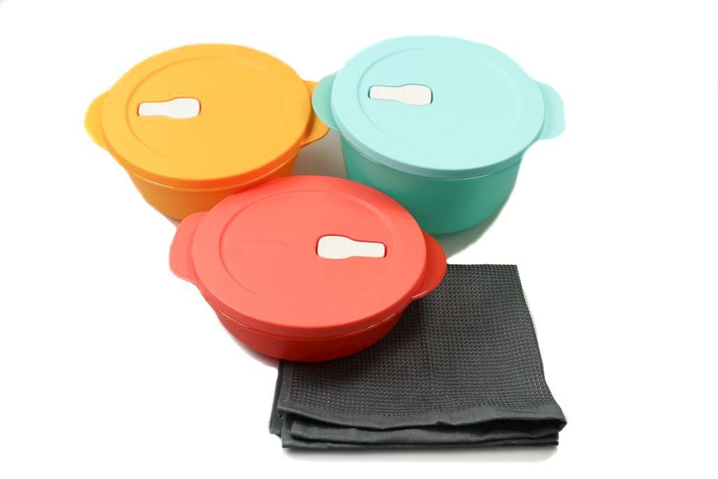 TUPPERWARE Back-Set TUPPERWARE Mikrowelle CrystalWave 850 ml + 1,3 L ...