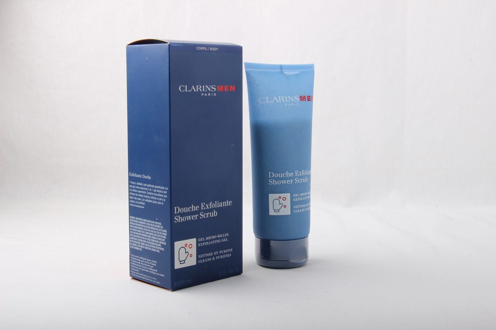 Clarins Körperpflegeduft Clarins Men Shower Scrub Gel Micro-Billes 200ml