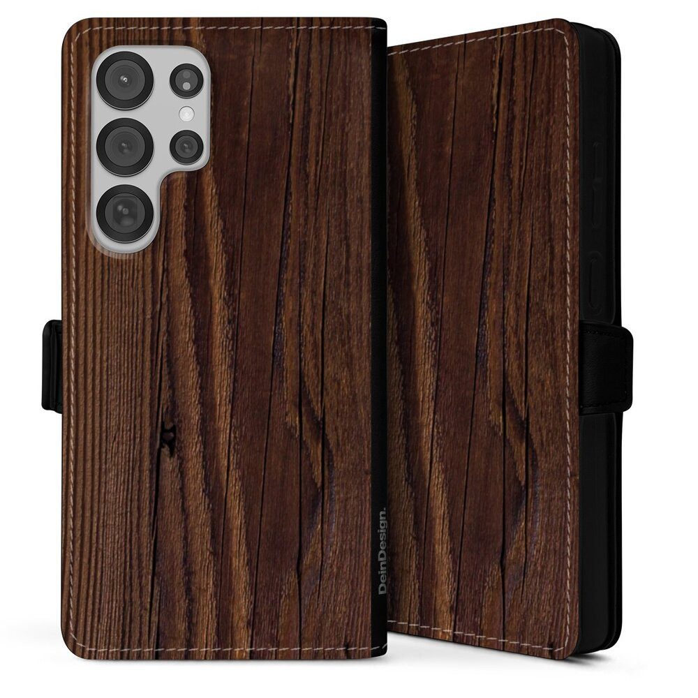 DeinDesign Handyhülle Holzoptik Holz Nussbaum Maserung Holzlook, Samsung Galaxy S25 Ultra Hülle ...