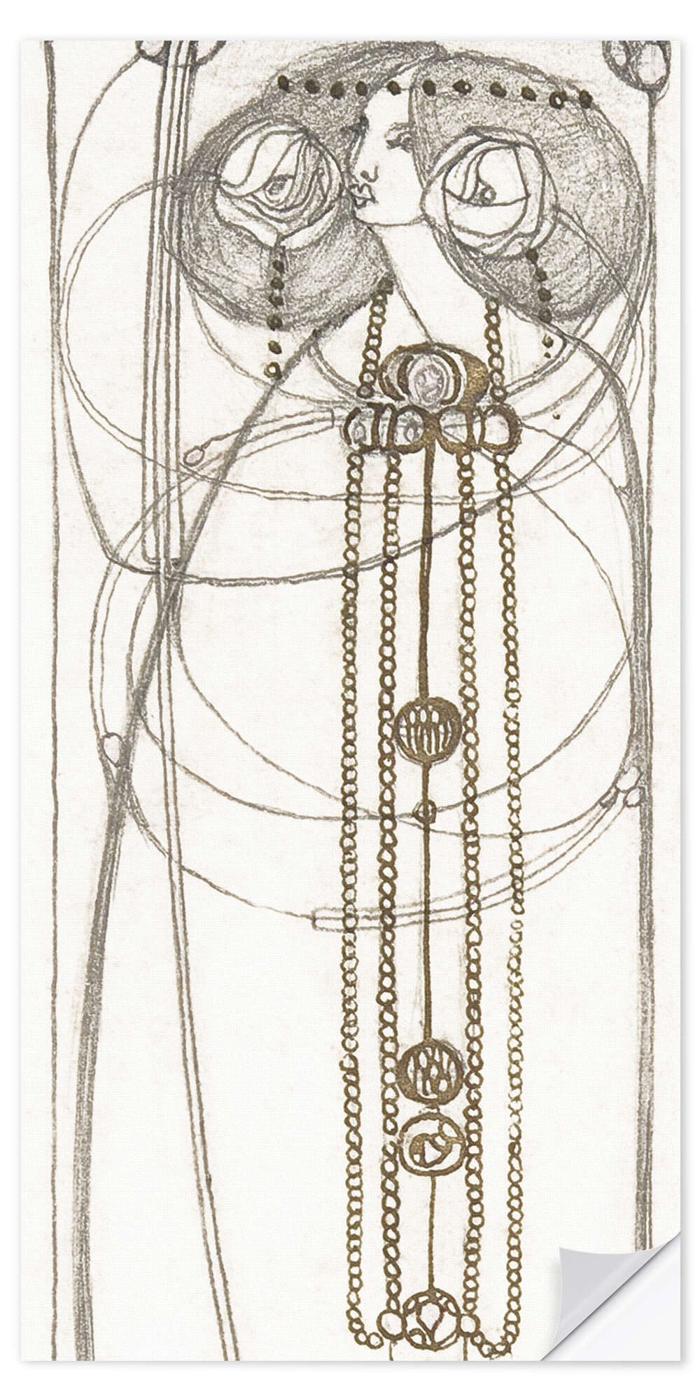 Posterlounge Wandfolie Charles Rennie Mackintosh Zeichnung Für Eine