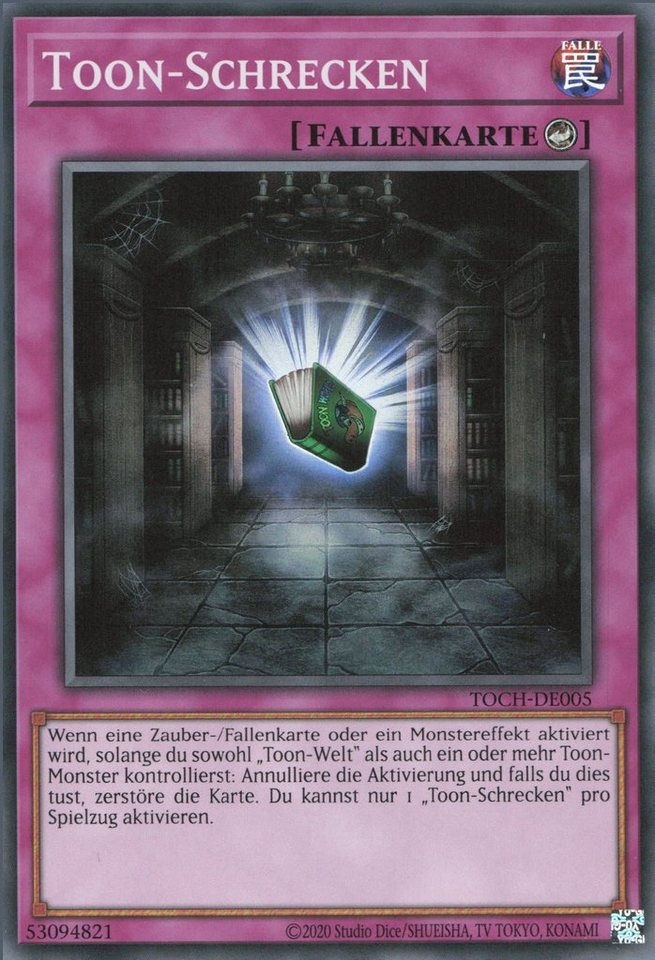 Recollectibles Sammelkarte Yugioh Karte Toon Schrecken Deutsch Yu Gi