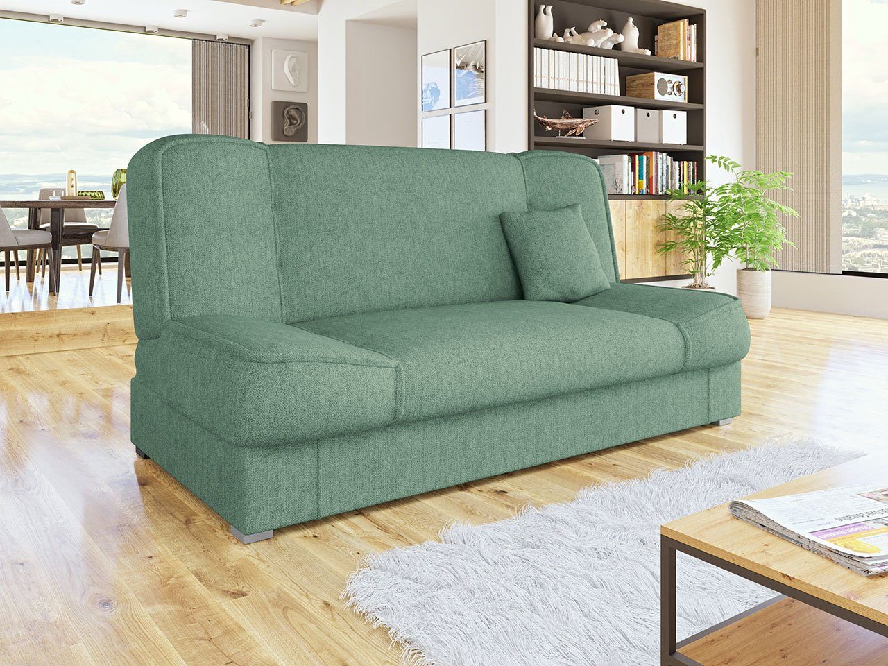 Mirjan24 Schlafsofa »Gabi«, mit Bettkasten, 3 Sitzer Sofa, Couch mit Schlaffunktion, Stilvoll ...