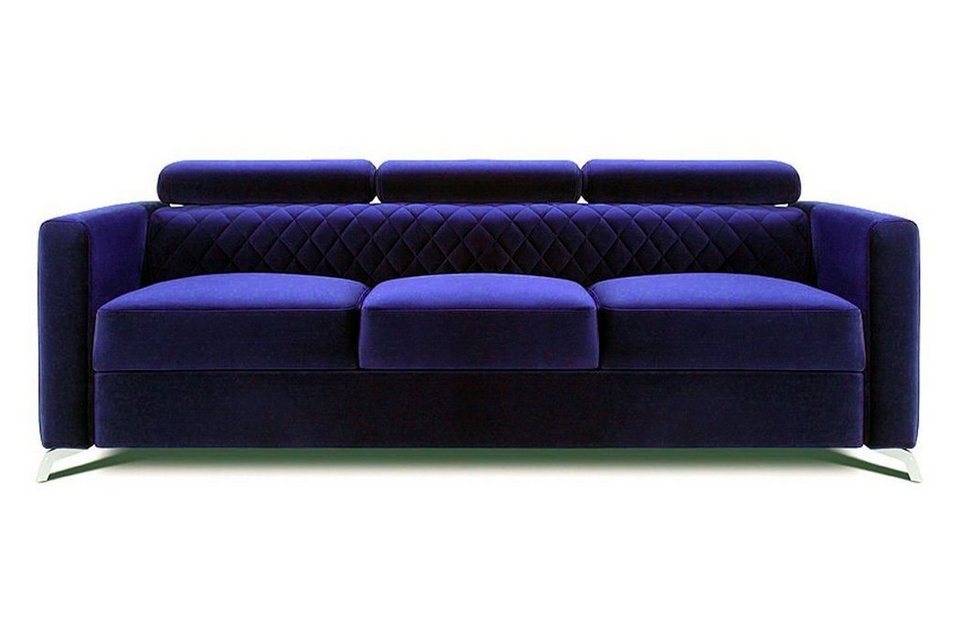 Jvmoebel Sofa Couch Design Polster Modern Textil Stoff Sofa 3 Sitzer