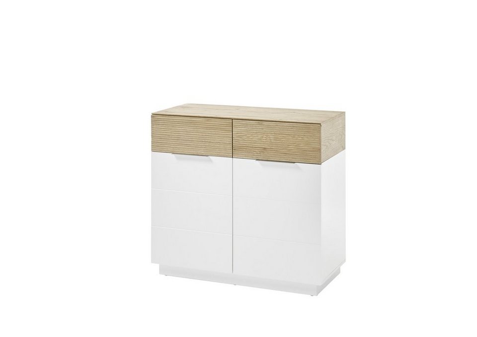 Möbelando Kommode Dubai I Bxhxt 90x83x40 Cm Aus Holzwerkstoff Holz