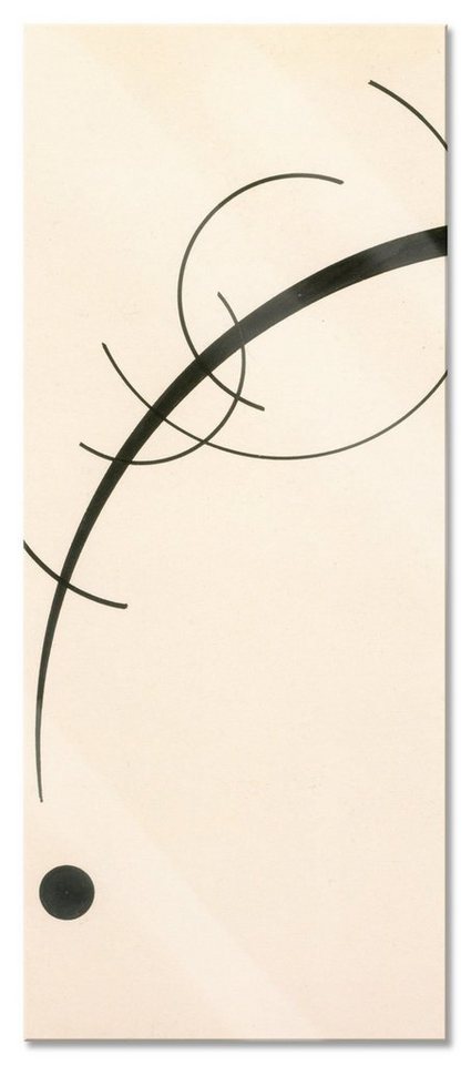 Pixxprint Glasbild Wassily Kandinsky Fern Wassily Kandinsky Fern