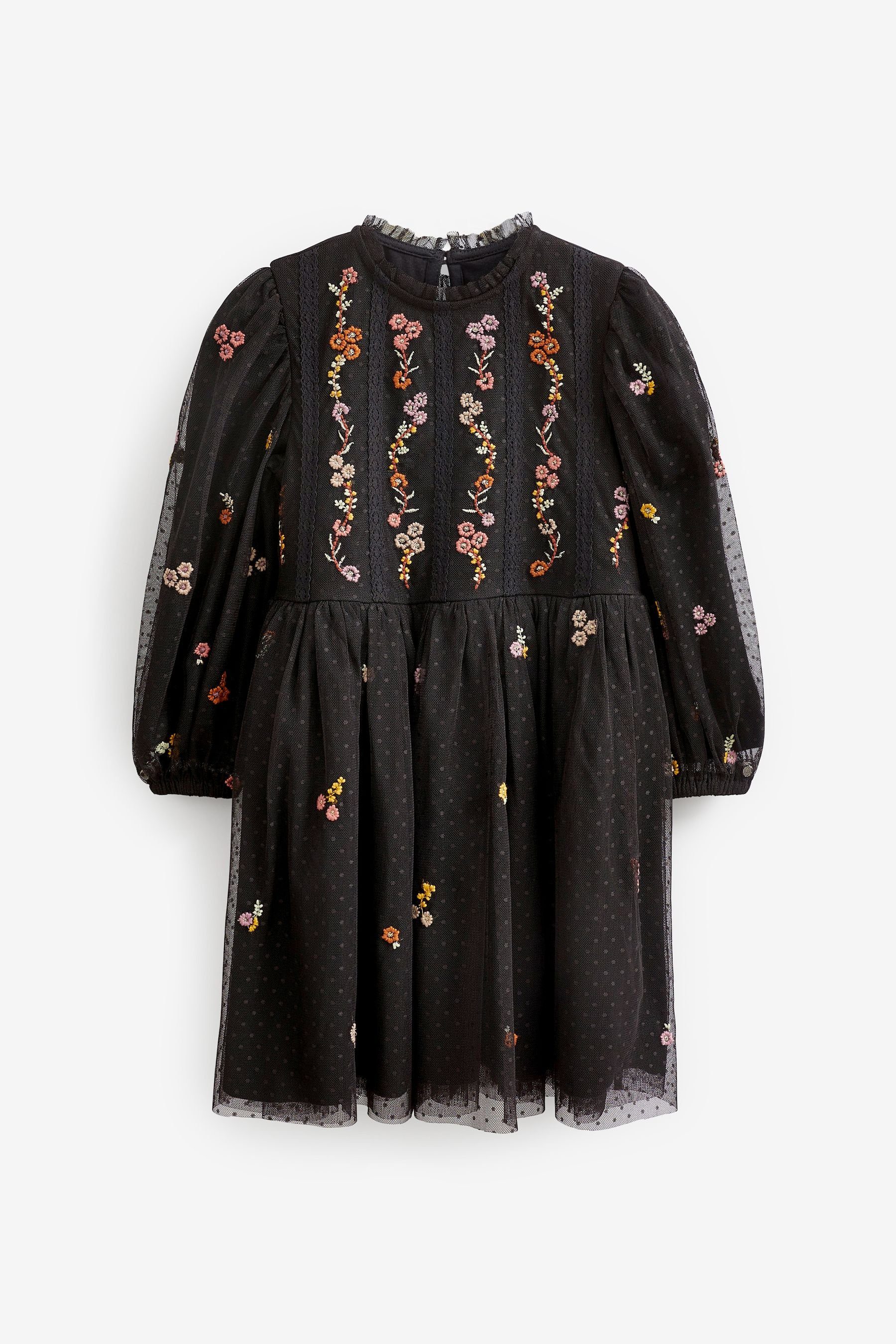 Next Tüllkleid Kleid Mit Netzdetail 1 Tlg