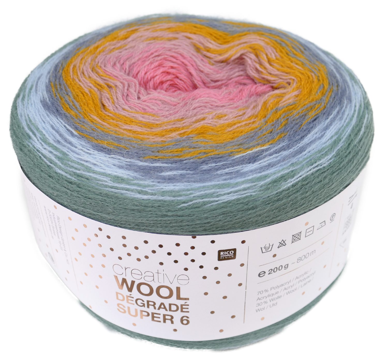 Rico Design Creative Wool Degrade & Super6 Farbverlaufswolle Stricken ...