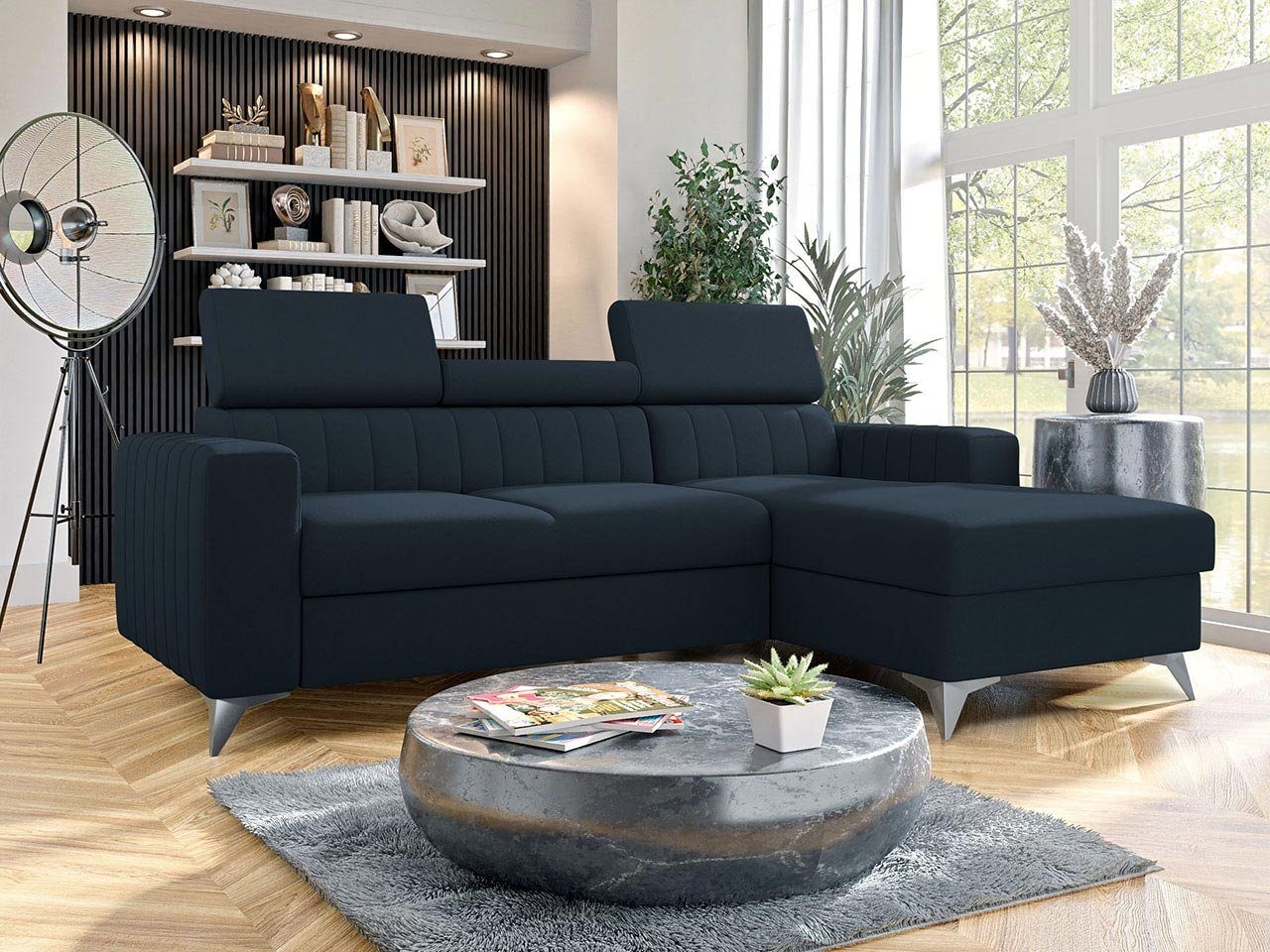 Mirjan24 Ecksofa »Milano«, mit Schlaffunktion und Bettkasten ...