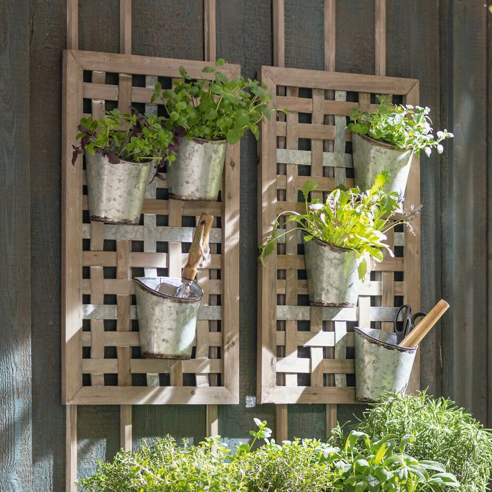 Home Trends24de Pflanzkübel Wandpflanzer Pflanzer Pflanztöpfe Garten