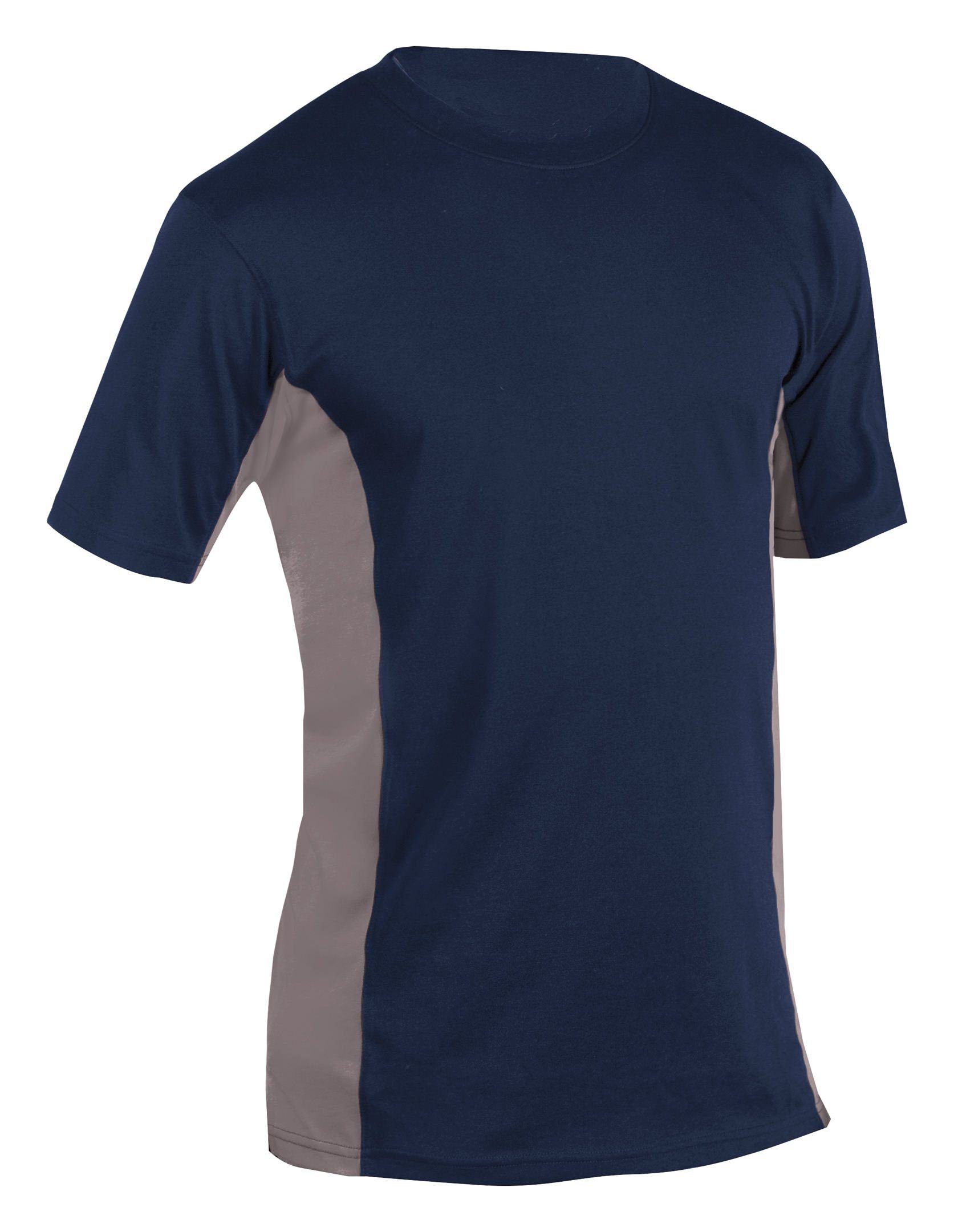 Promodoro Funktionsshirt T-Shirt Function Contrast Größe L navy-grau