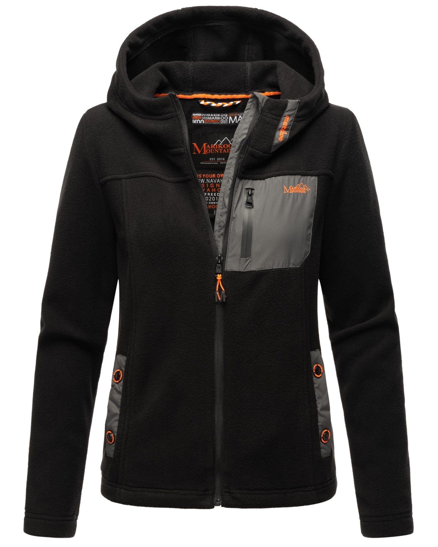 Marikoo Outdoorjacke Mount Iwaki mit wasserabweisendem Reißverschluss