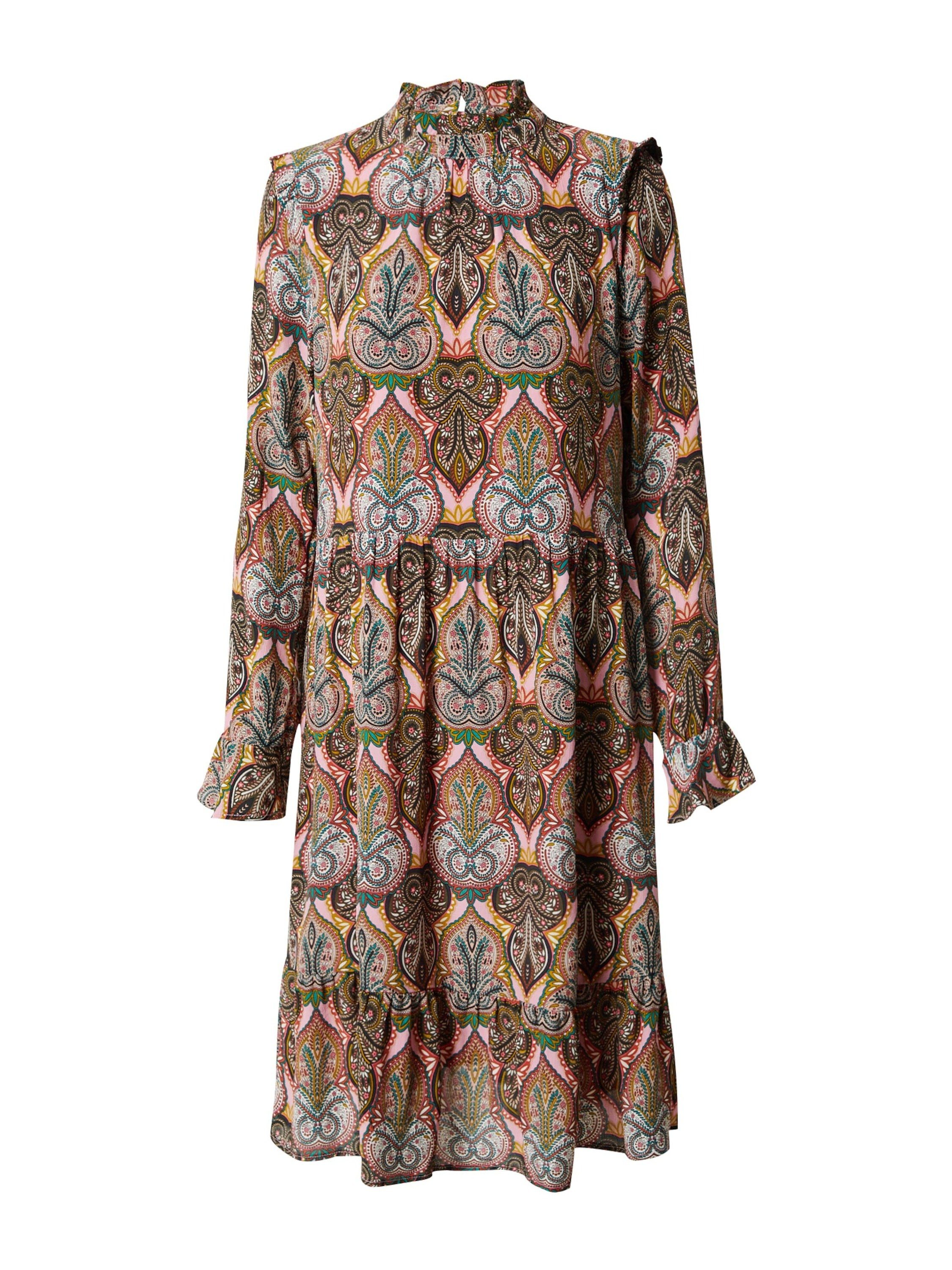 Moreandmore Volantkleid 1 Tlg Drapiertgerafft Rüschen Volant Cut