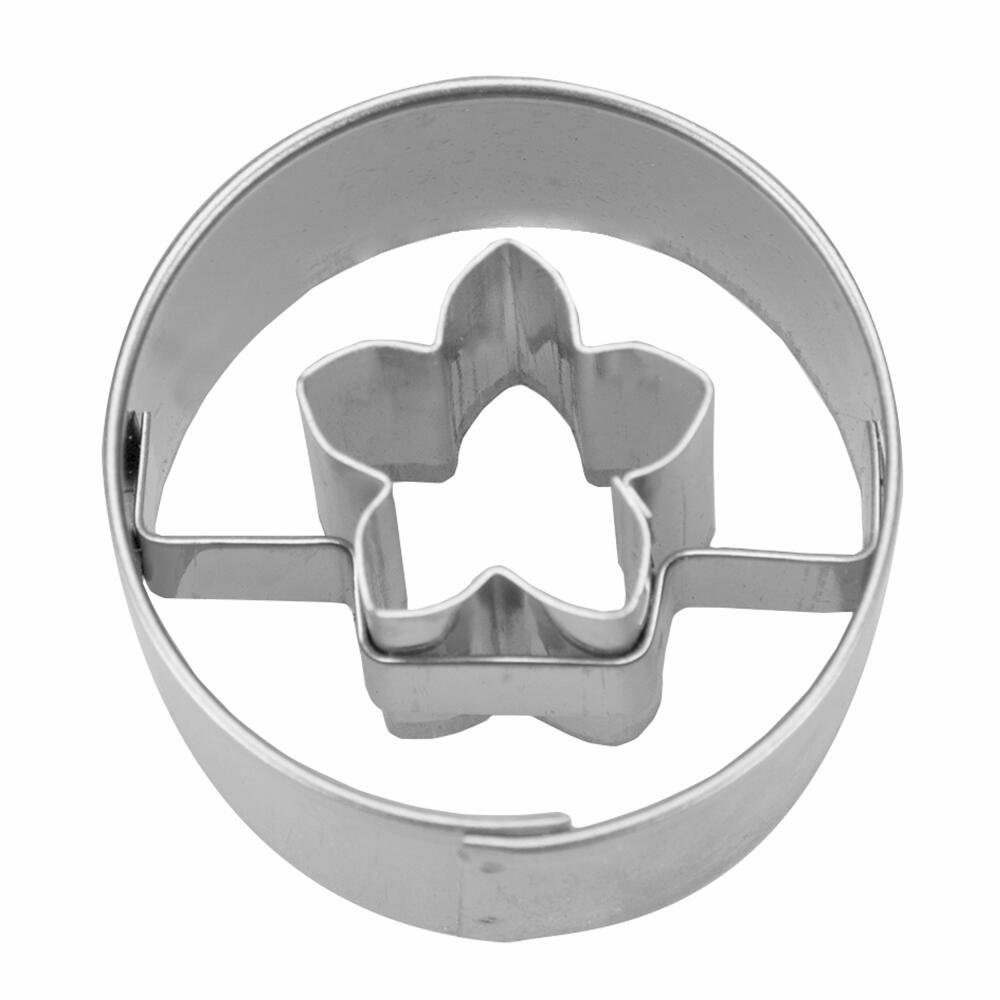 STÄDTER Ausstechform Blüte in Ring Mini, Edelstahl, Mini Ausstechformen ...