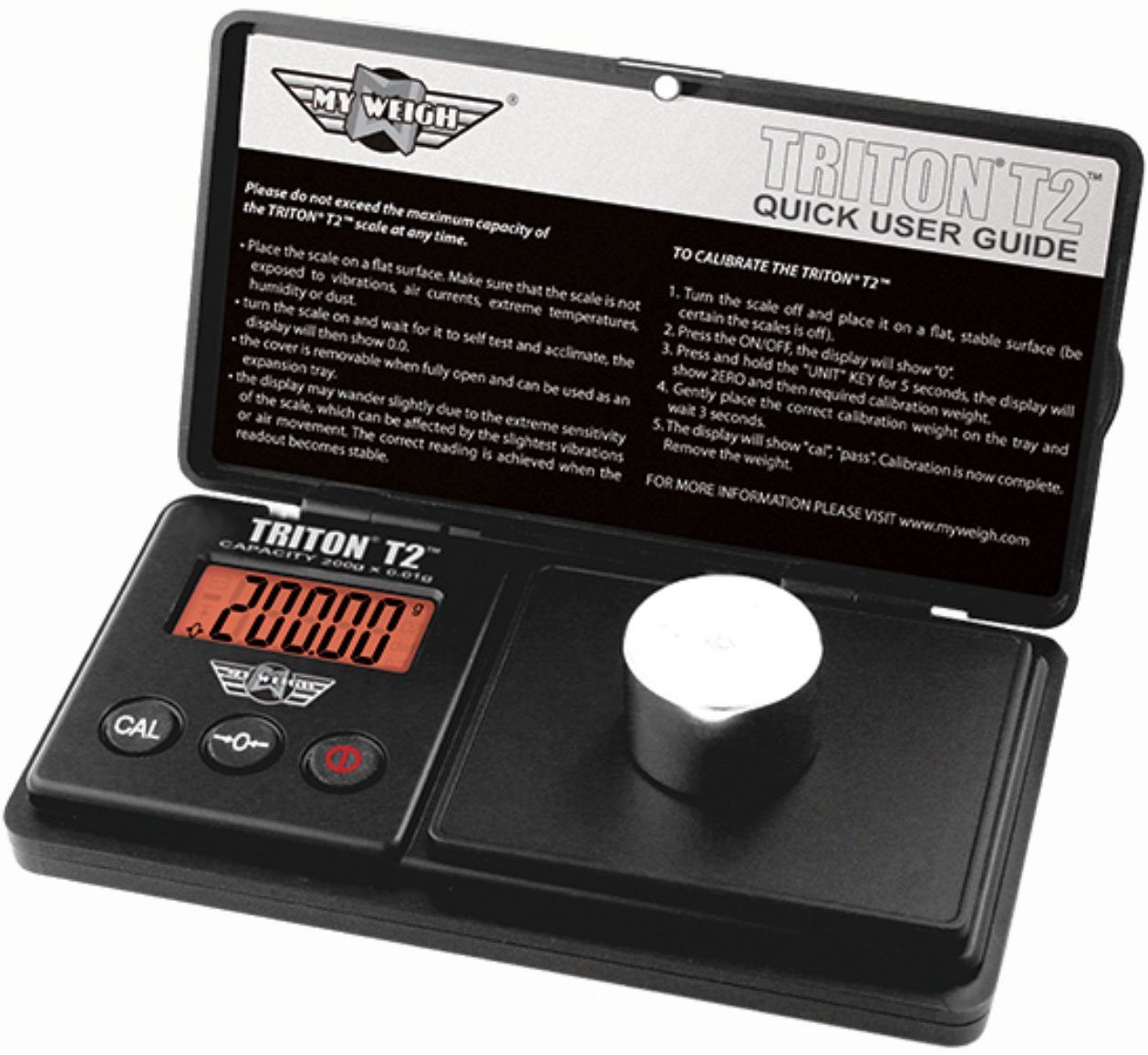 MyWeigh Taschenwaage Triton T2-400 Digitalwaage 400 x 0,01 g Feinwaage