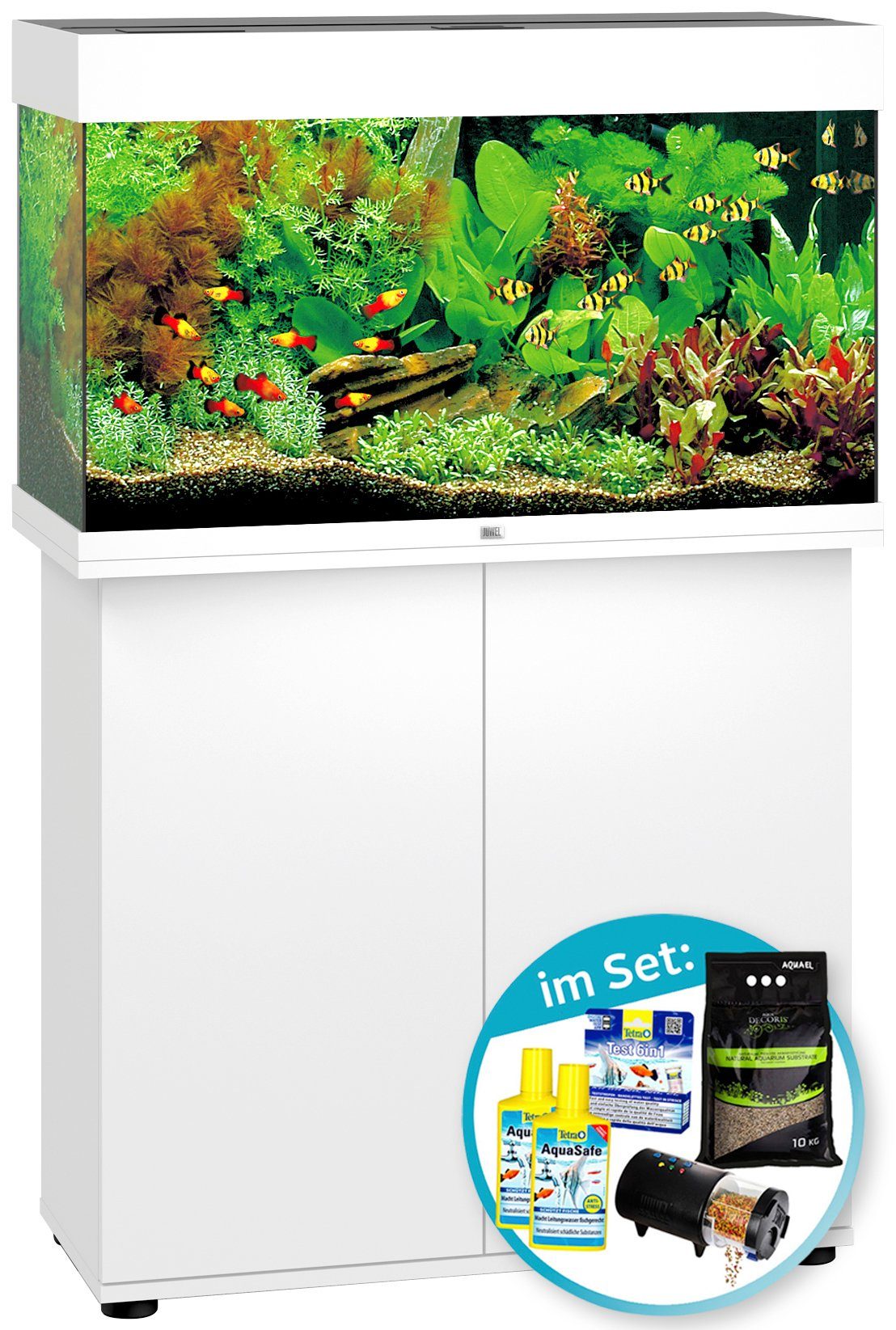 JUWEL AQUARIEN Aquarien-Set Rio 125 LED, 125 Liter, BxTxH: 81x36x123 cm, mit Unterschrank, Inkl ...