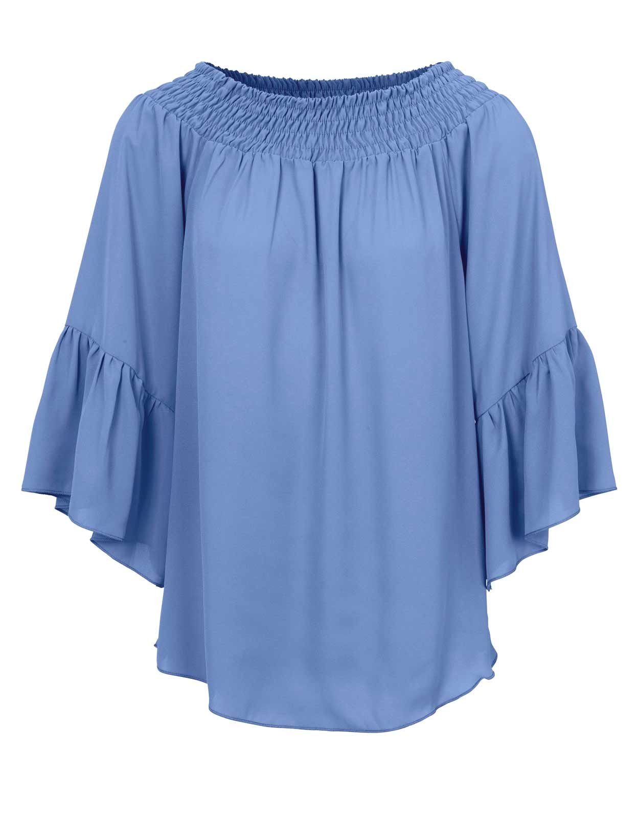 Ashley Brooke By Heine Carmenbluse Ashley Brooke Damen Designer Volant