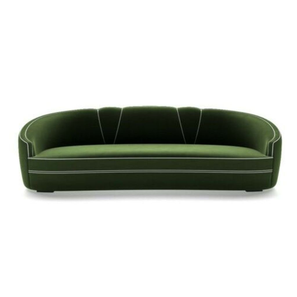 Jvmoebel 3 Sitzer Grüner Dreisitzer Couch Polster Sofa Moderne 3er Sitz