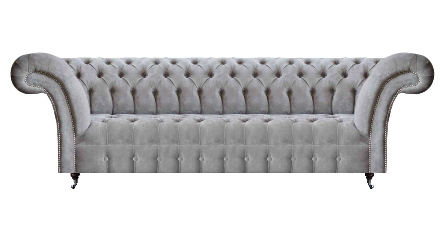 Jvmoebel Chesterfield Sofa Viersitzer Sofa Couch Designer Wohnzimmer