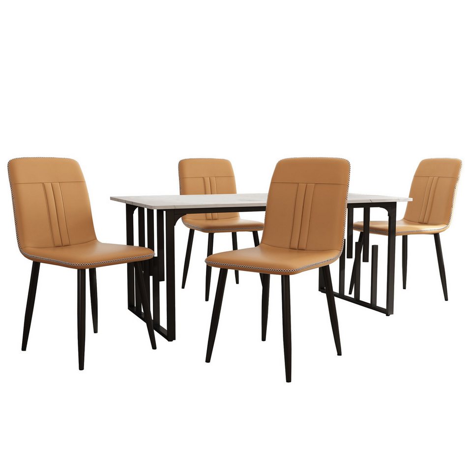 Modfu Essgruppe Esstisch Uud Esszimmerstühle 5 Tlg 1 Tisch 14080