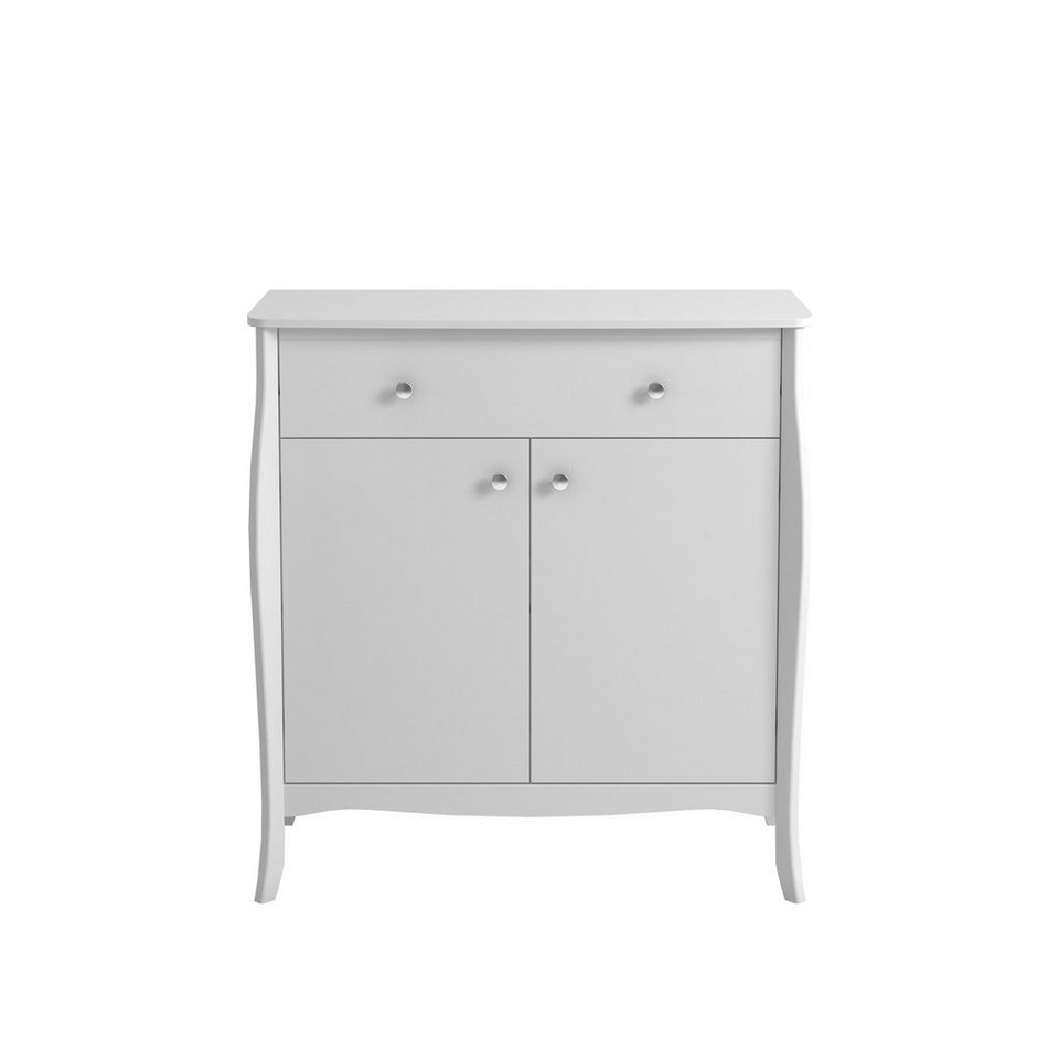 Ebuy24 Sideboard Baroque Sideboard Mit 2 Türen Und 1 Schublade Wei