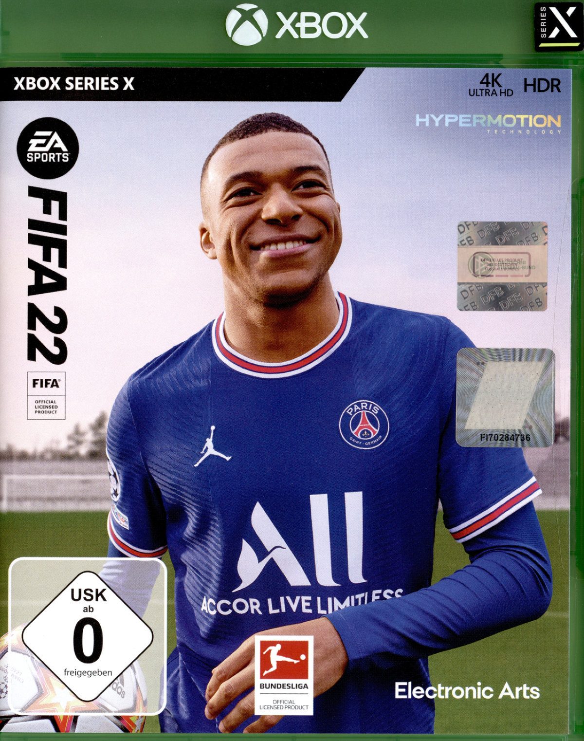 Fifa 22 XBSX Xbox Series X S Interessantes Sportspiel Familienfreundliches Spiel ohne Altersbeschrankung