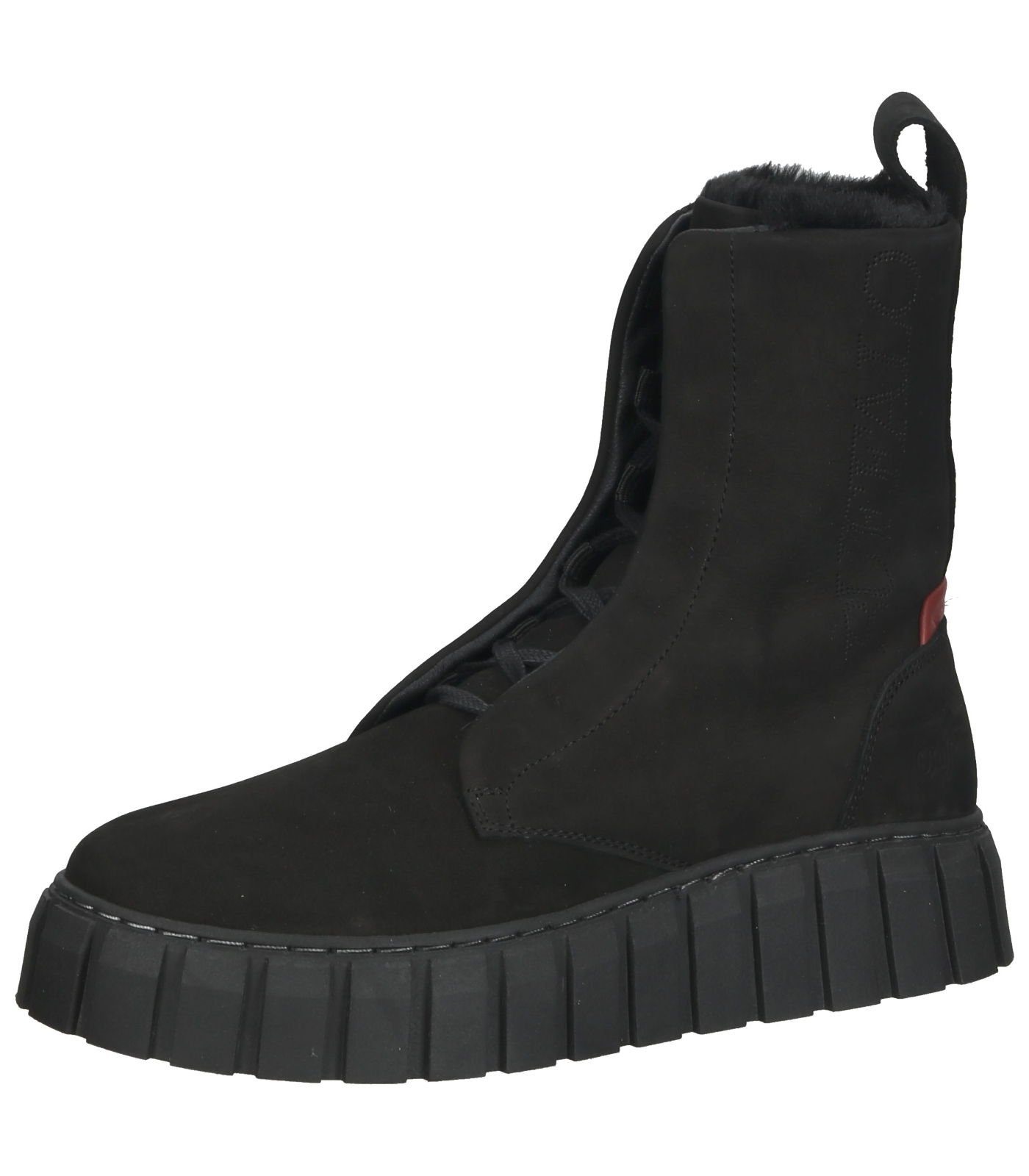 Buffalo Sneaker Nubukleder Sneaker, Verschluss: Schnürung