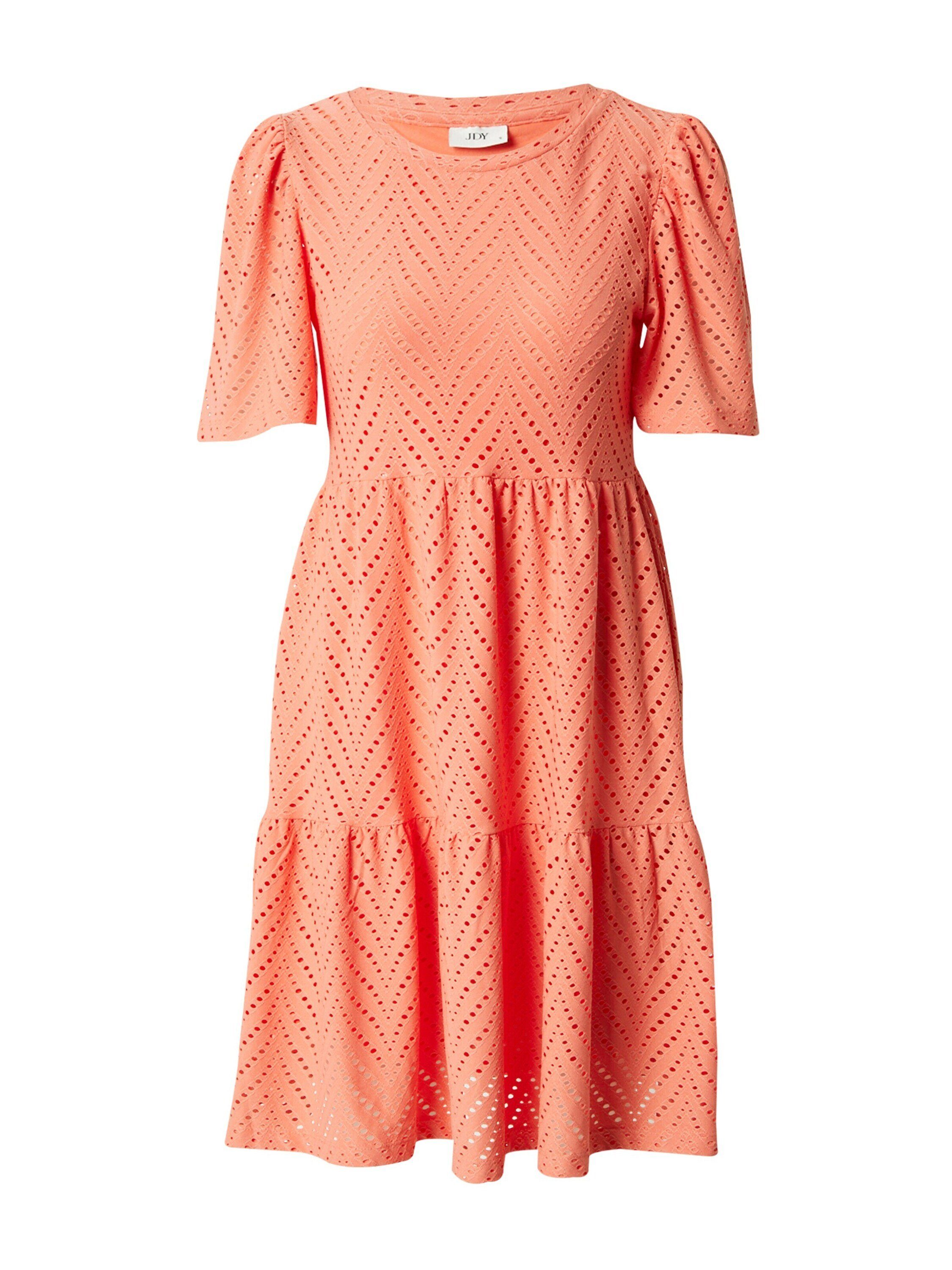 Jdy Minikleid Carla 1 Tlg Lochmuster Drapiertgerafft Volant