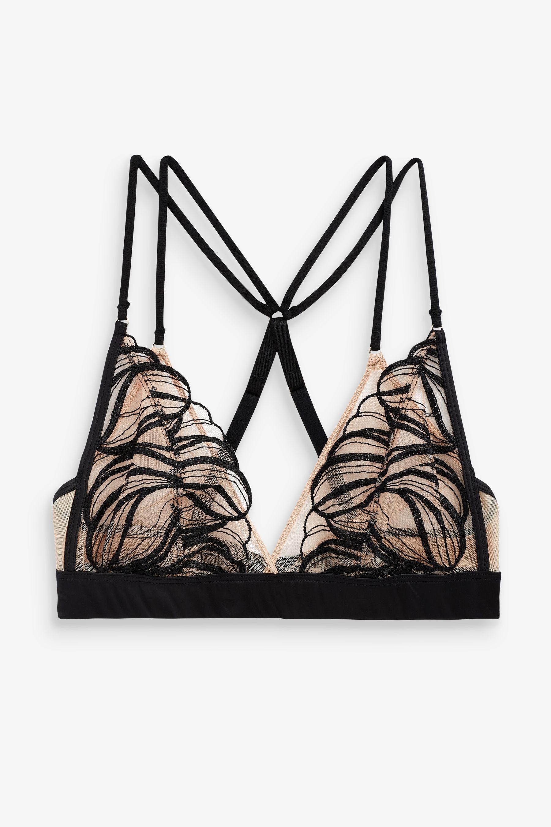 Next Bralette Bh Unwattierter Bügelloser Bh Mit Stickerei 1 Tlg