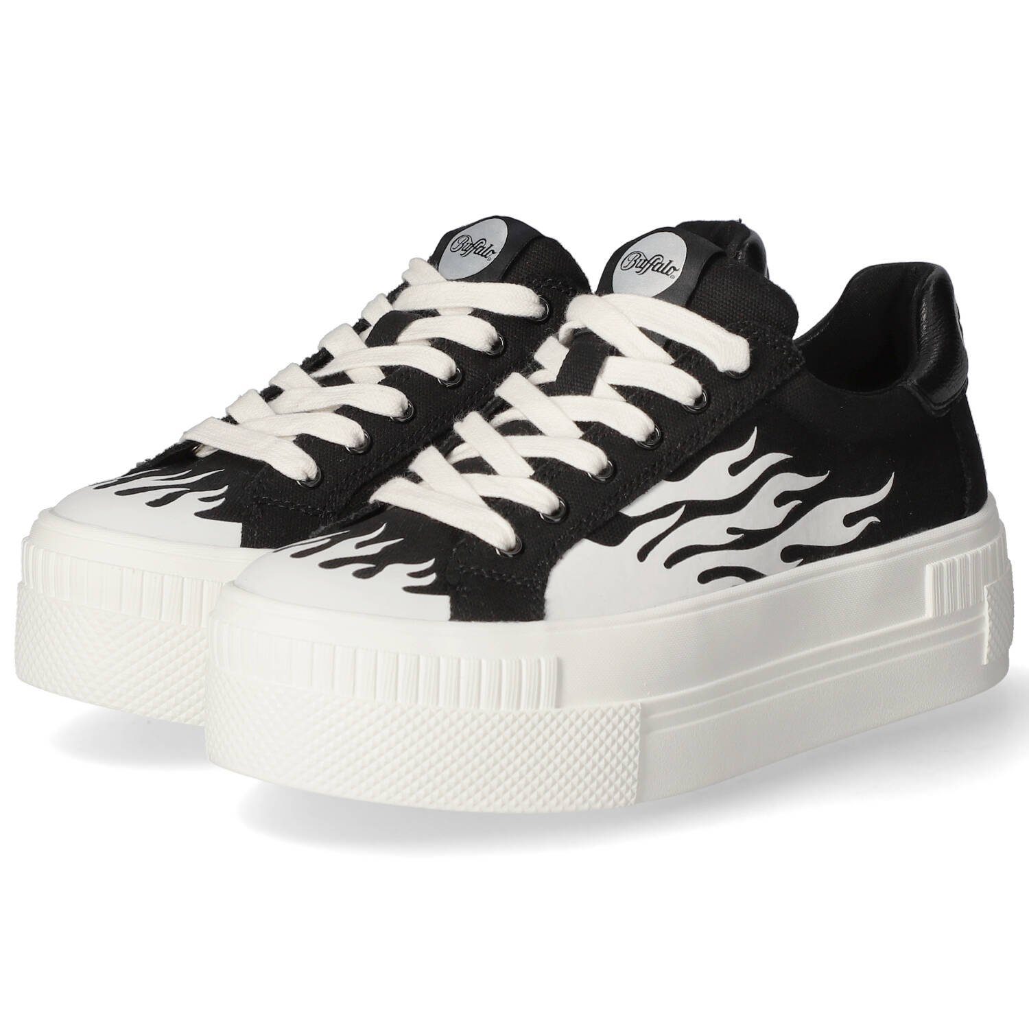 Buffalo Low Sneaker PAIRED FLAME Sneaker, robuster Material-Mix