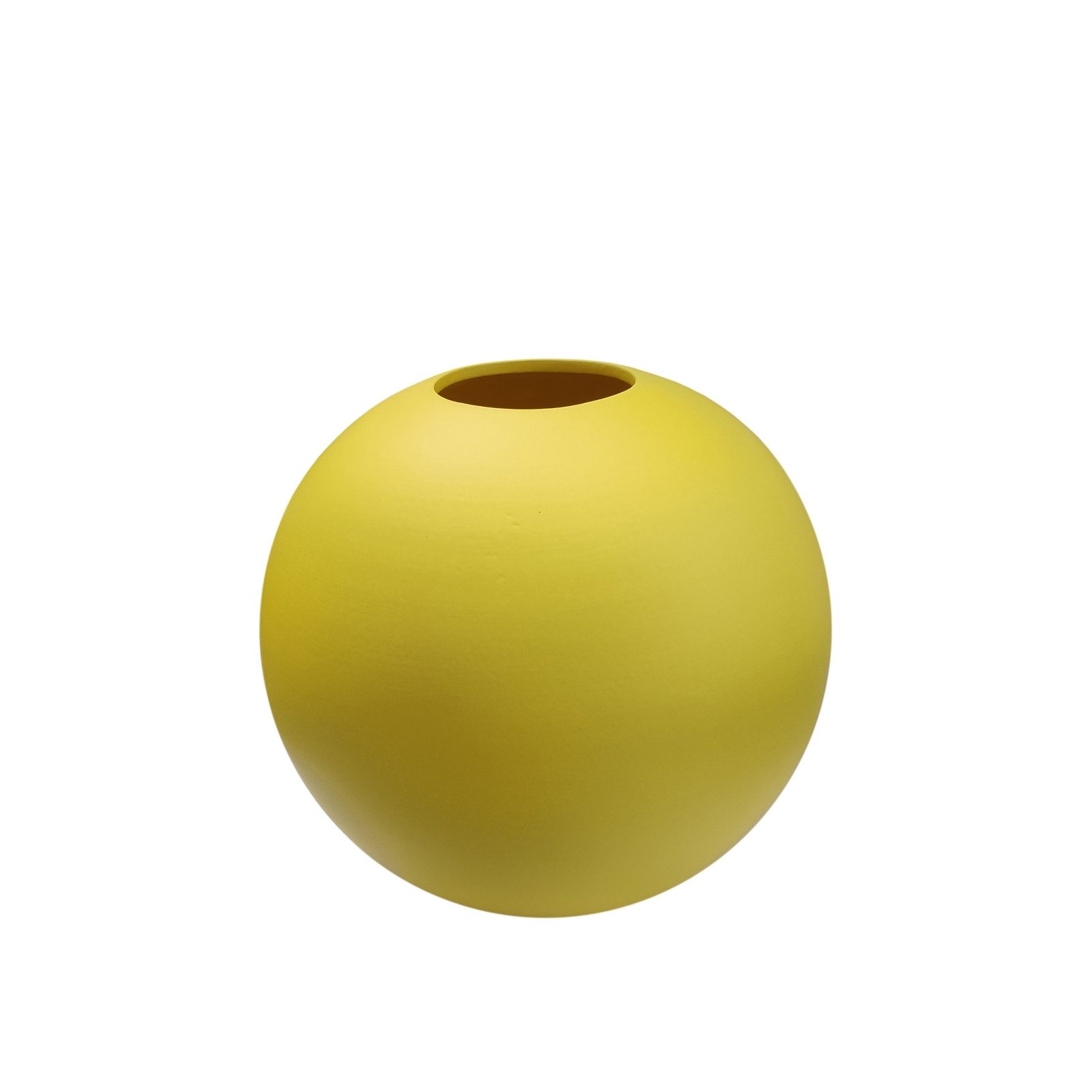 Hti Living Kugelvase Kugelvase Ø 20 Cm Gelb Stück 1 St 1 Vase