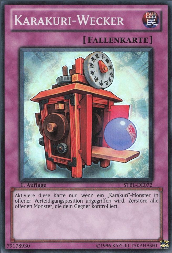 Recollectibles Sammelkarte Yugioh Karte Karakuri Wecker Deutsch Yu Gi