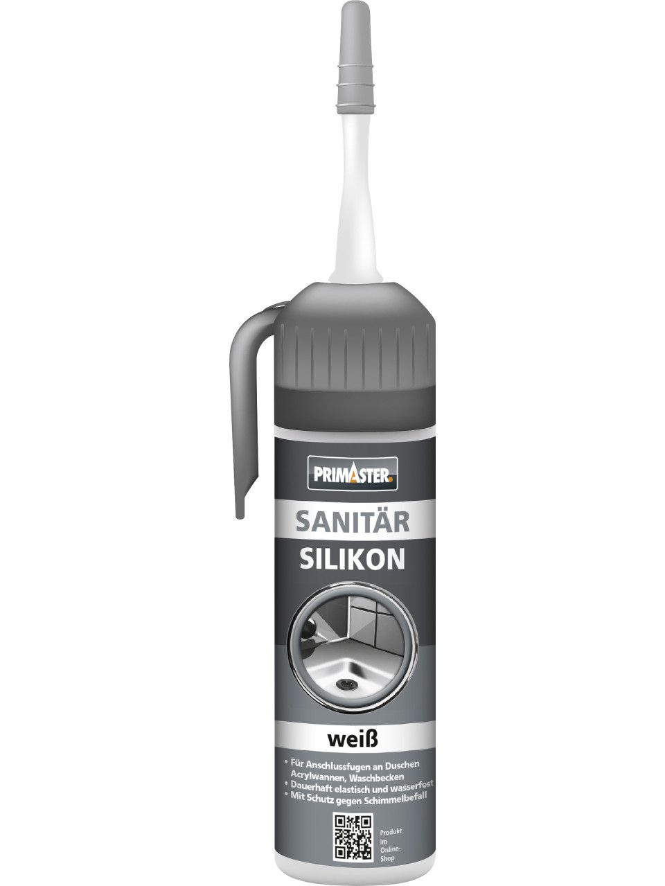 Primaster Silikon Primaster Sanitär Silikon weiß 100 ml