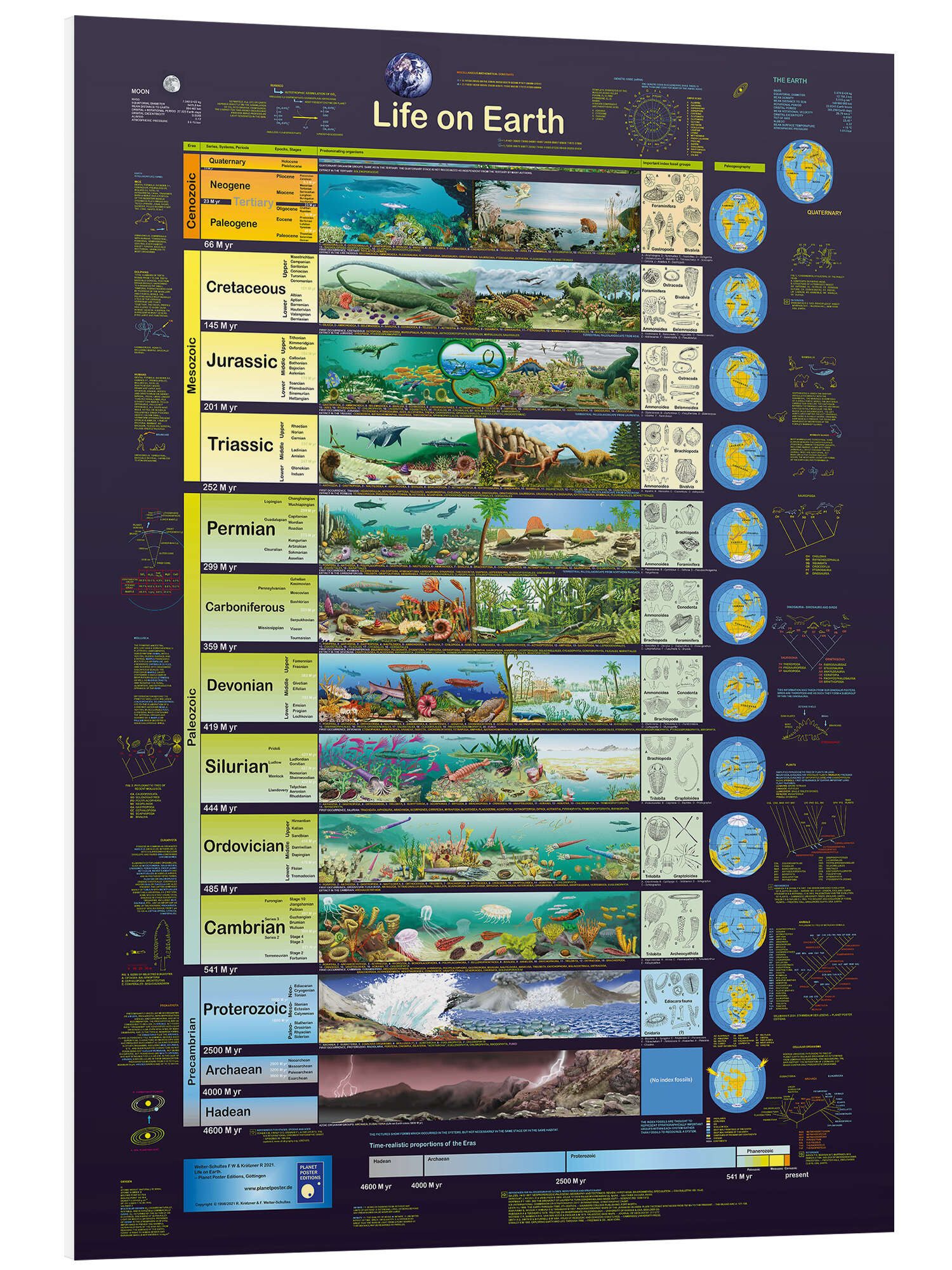 Posterlounge Forex Bild Planet Poster Editions Life On Earth Englisch