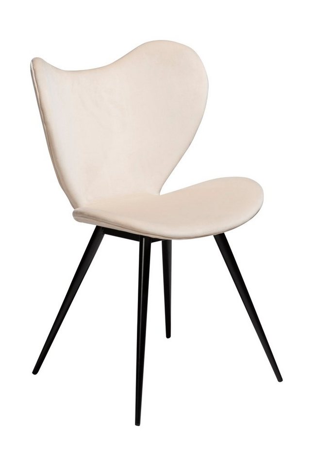 Ebuy24 Esszimmerstuhl 2er Set Danform Dreamer Esszimmerstuhl Pearl Velou