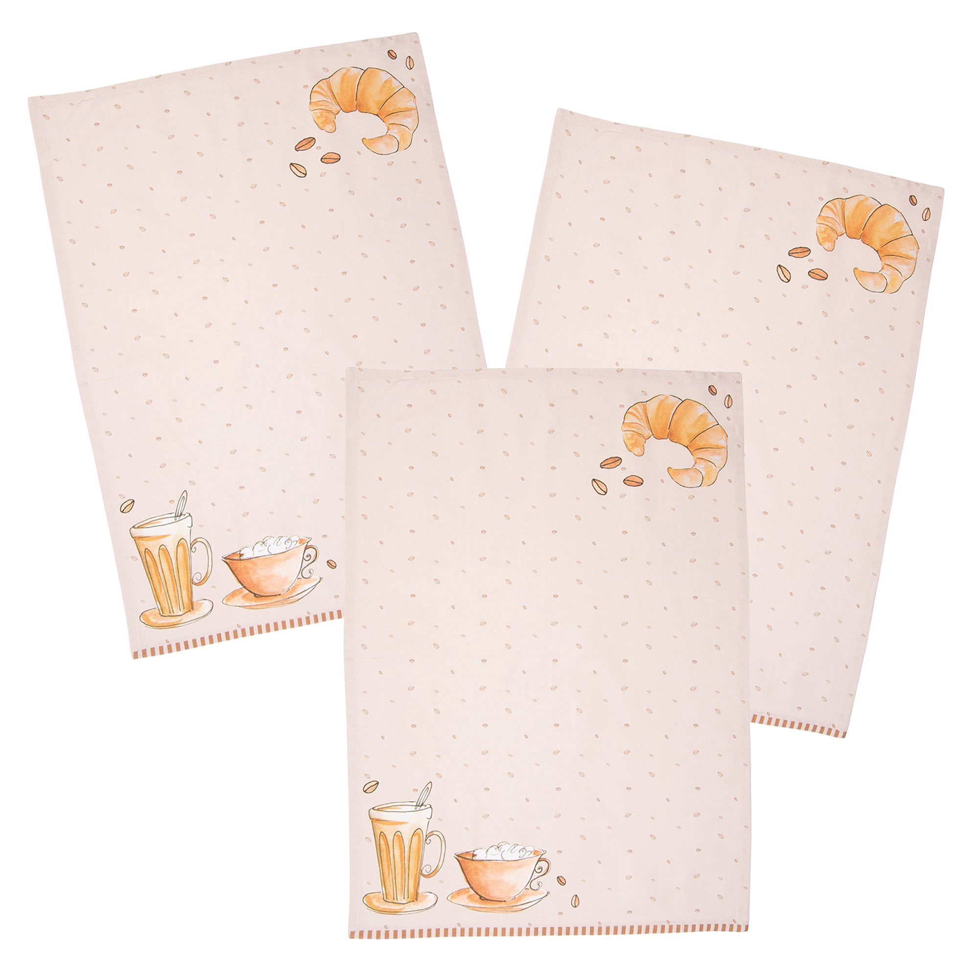 Clayre And Eef Geschirrtuch Your Favourite Breakfast Set 3 Tlg 3