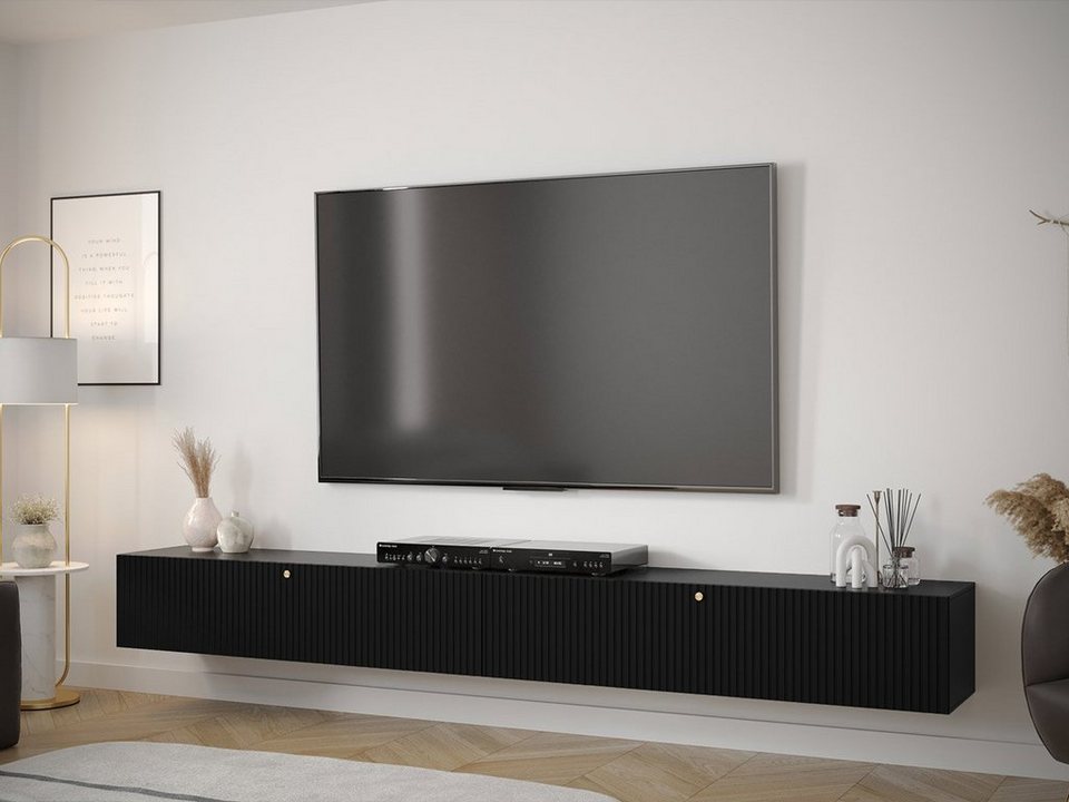 Mirjan24 Wohnwand Waldi Slim I 8 2er Set 2x Tv Lowboard Griffloses