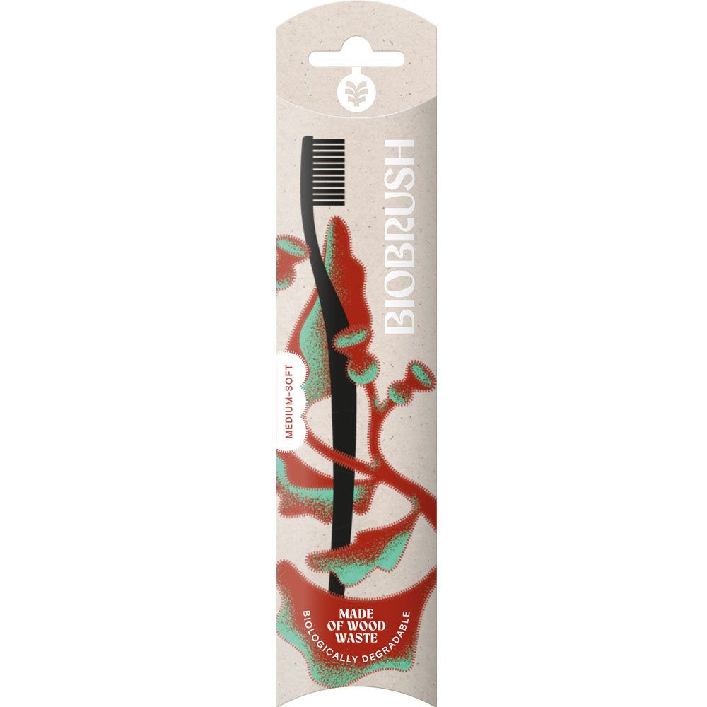 Biobrush Zahnbürste Schwarz, Stk