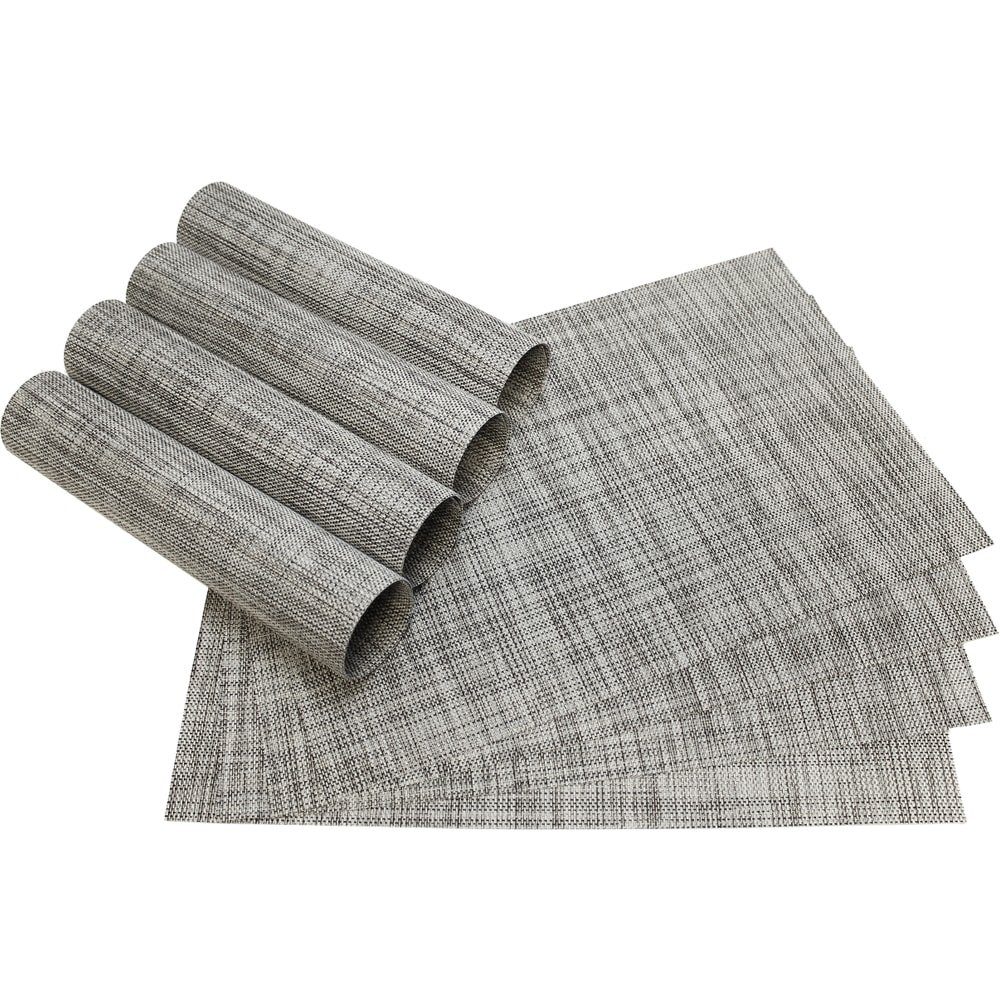 Platzset Tischset Elegance Hellgrau Meliert 8 Stk 45 Cm Matches21