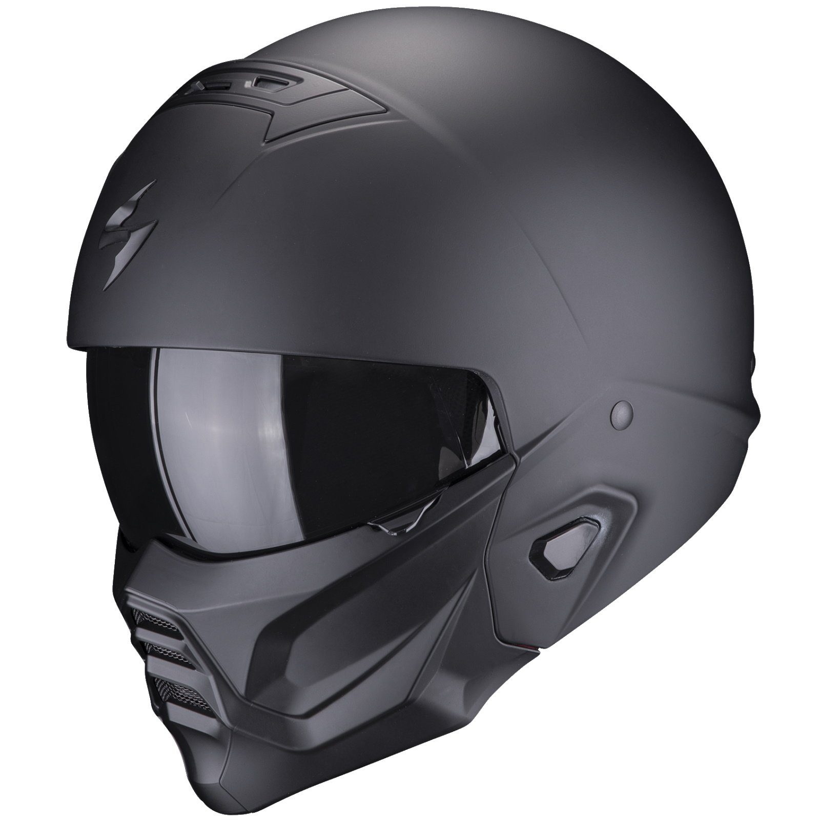 Scorpion Exo Motorradhelm Exo-Combat II Solid schwarz matt ...