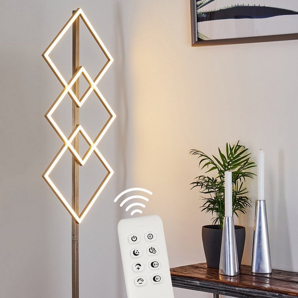 Hofstein Stehlampe Milo Moderne Stehleuchte Aus Metallkunststoff In