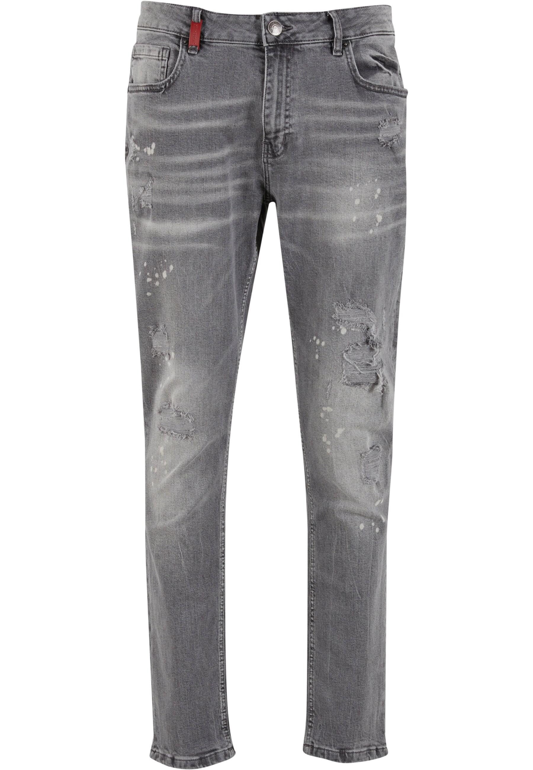 2Y Studios Bequeme Jeans 2Y Studios 2Y EMILIO RIPPED SLIM FIT JEANS