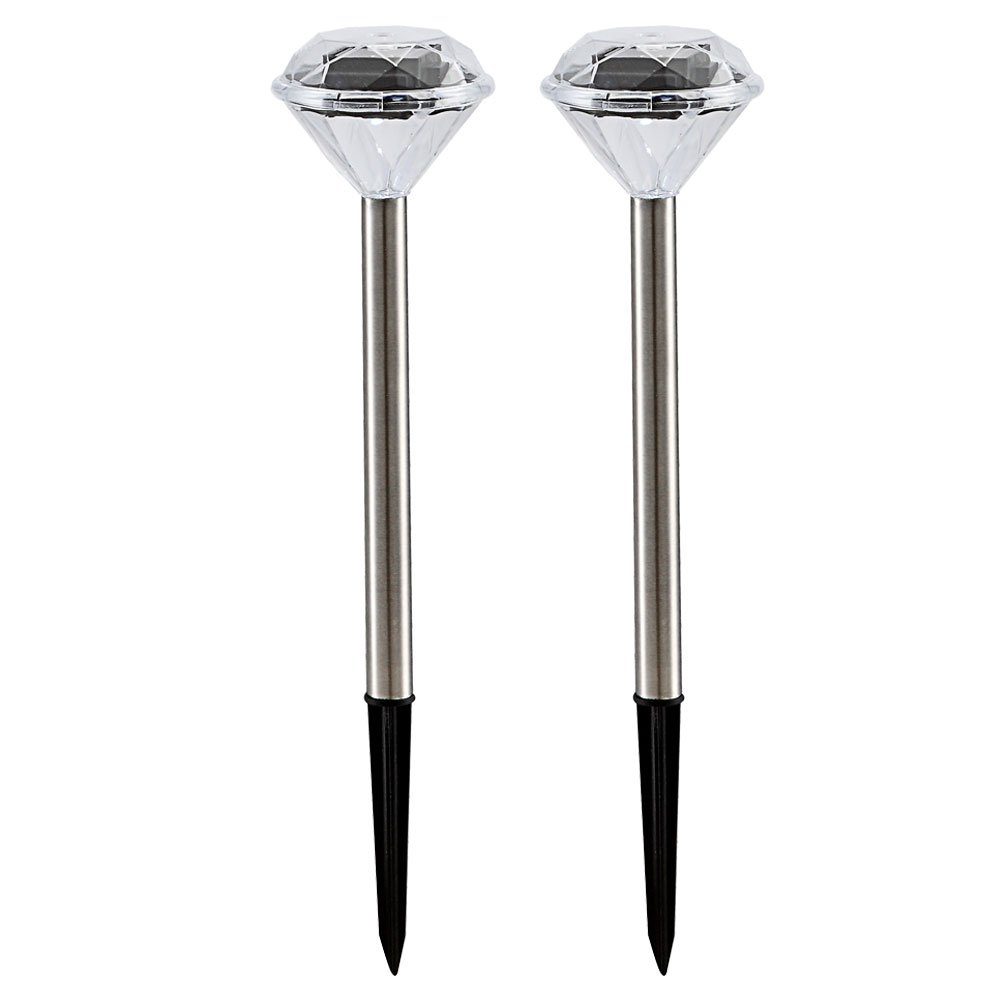 Etc Shop Led Solarleuchte Led Leuchtmittel Fest Verbaut 2er Set Led