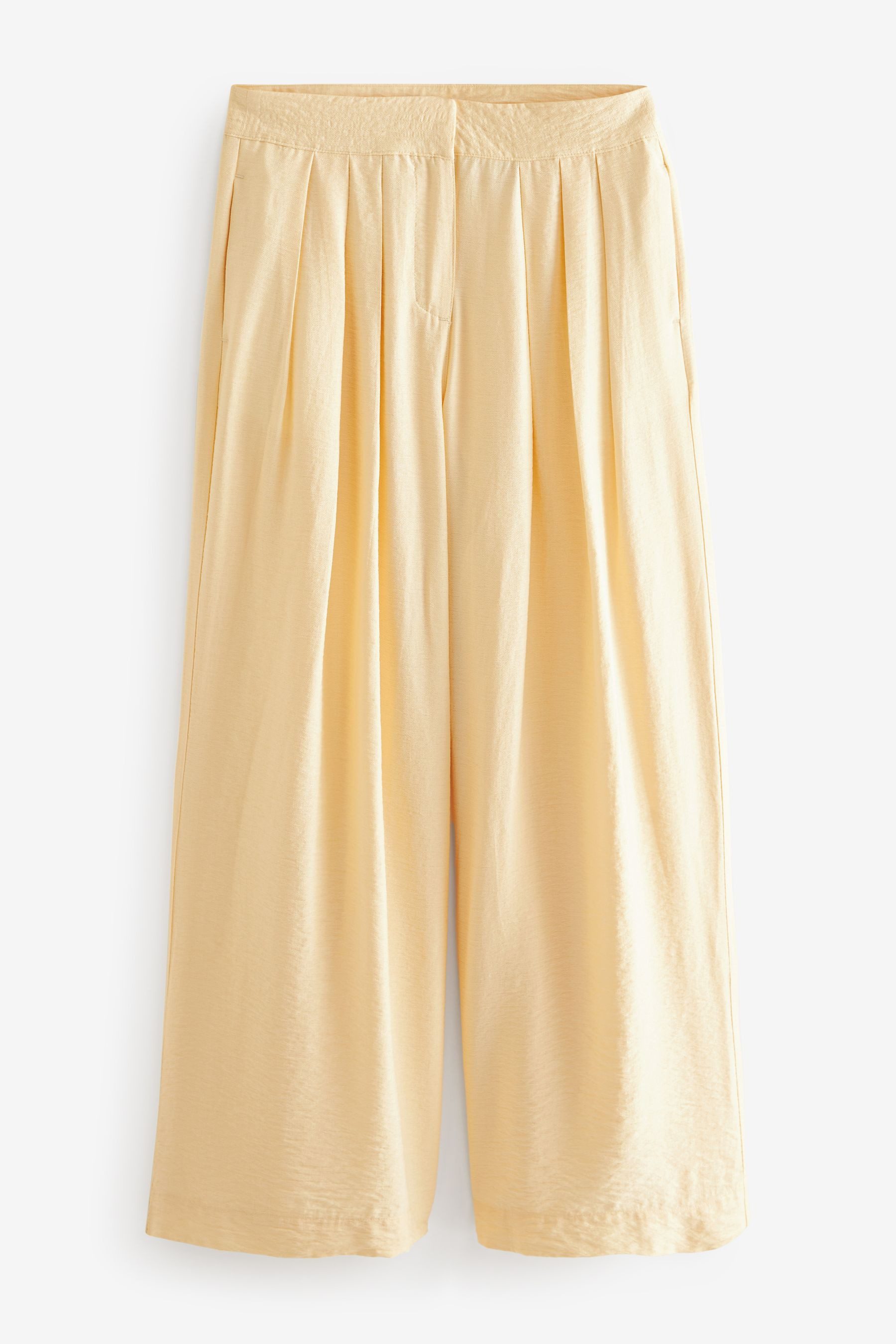 Next Palazzohose Strukturierte Hose Mit Weitem Bein 1 Tlg Next