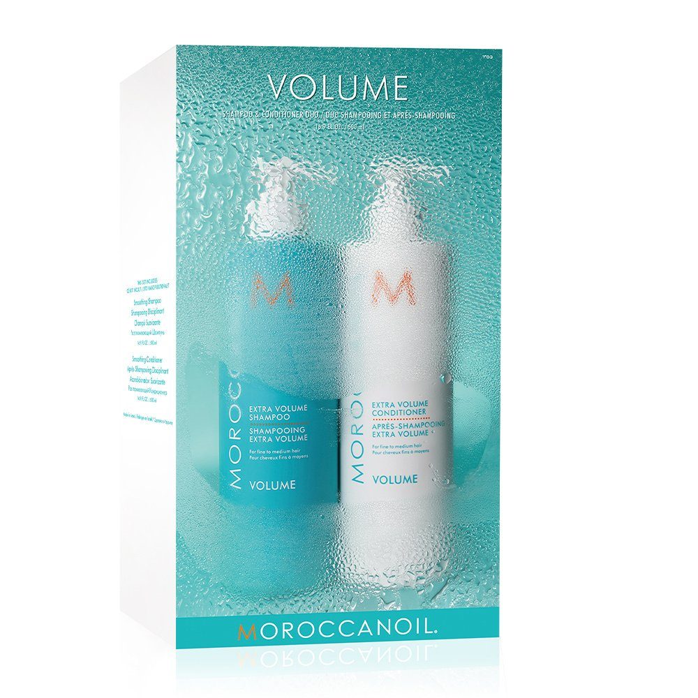 moroccanoil Haarpflege-Set Volume Duo Pack, Set, 2-tlg., Shampoo + Conditioner je 500 ml ...
