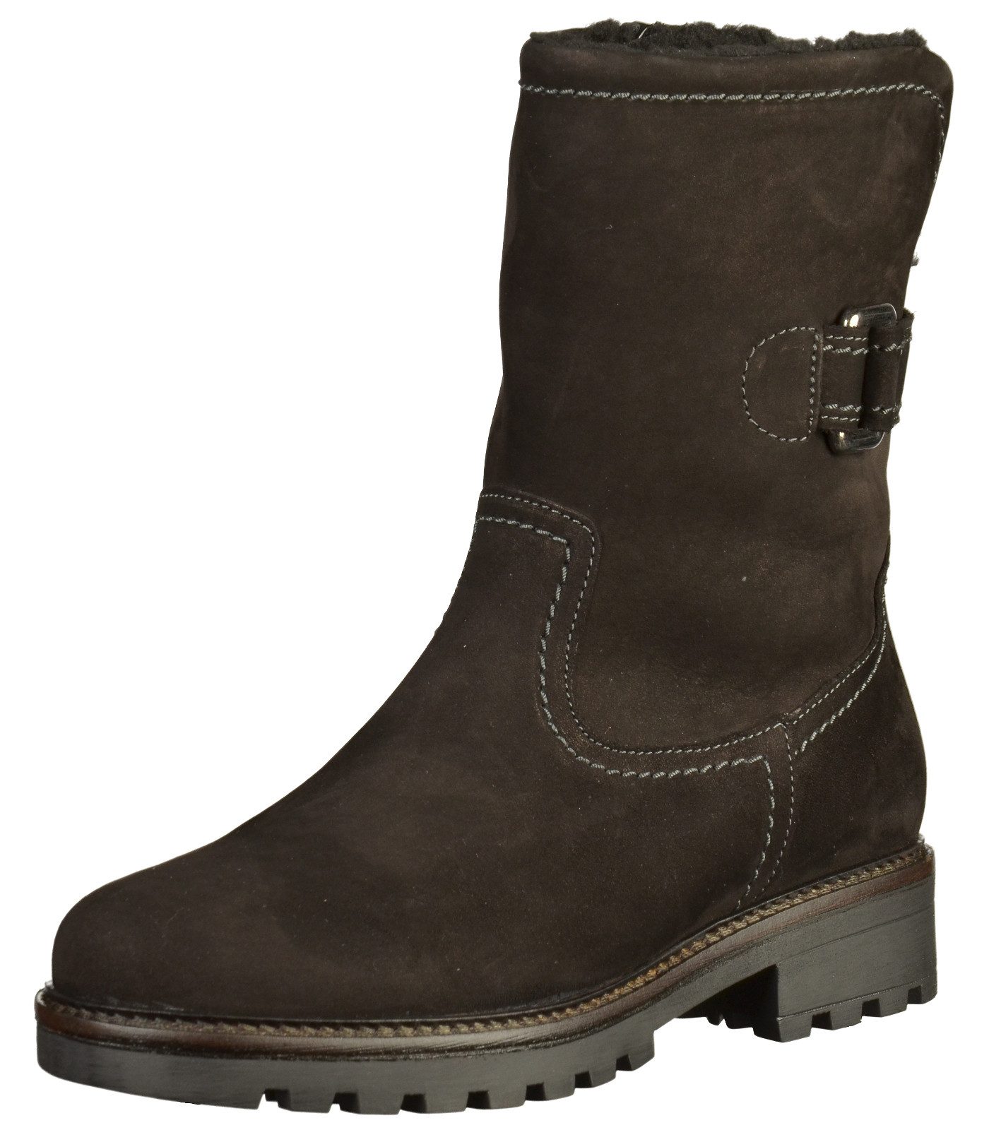 Gabor Stiefel Nubukleder Stiefel, Absatzform: Blockabsatz