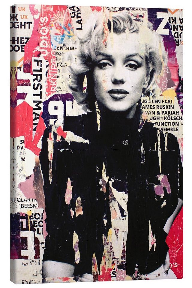 Posterlounge Leinwandbild Michiel Folkers Marilyn Monroe Wohnzimmer