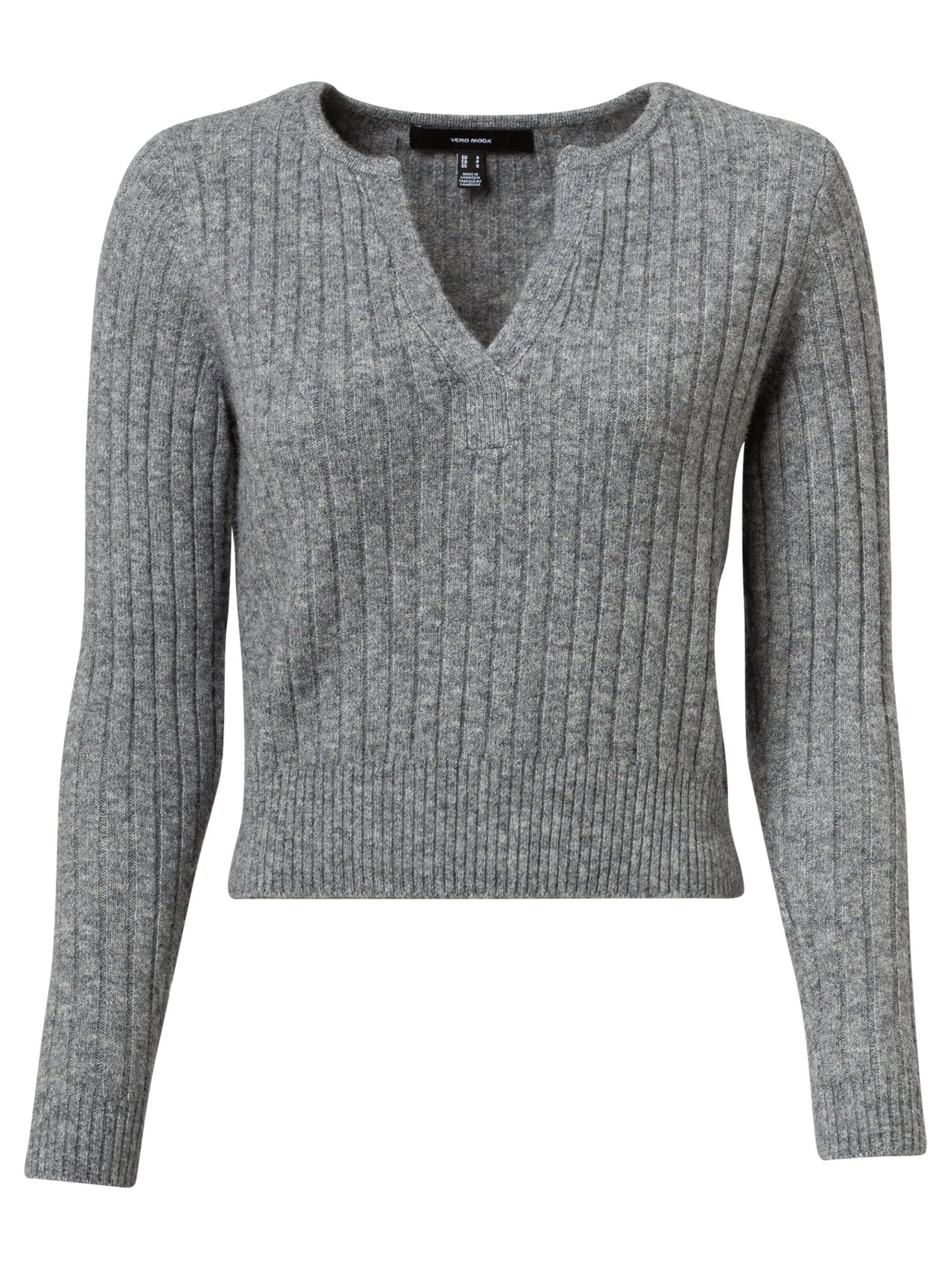 Vero Moda Strickpullover ELINE (1-tlg) Plain/ohne Details, Bündchen ...
