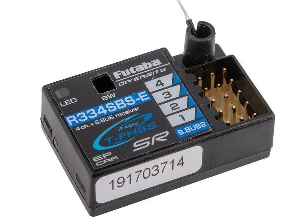 Futaba Futaba R334SBS-E Empfänger 2,4GHz T-FHSS SR Telemetrie RC-Fernsteuerung