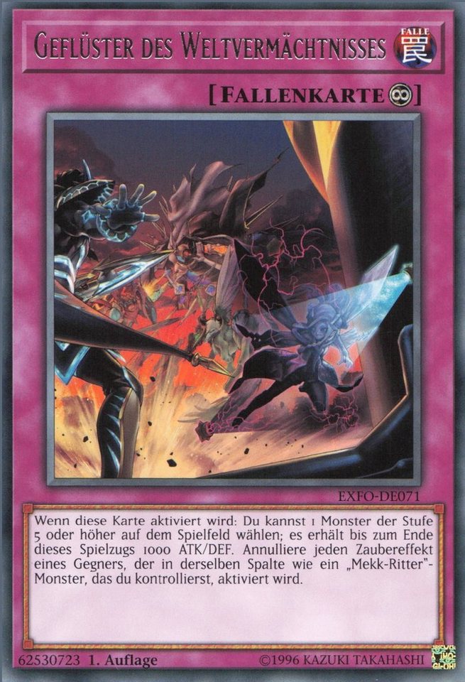 Recollectibles Sammelkarte Yugioh Karte Geflüster Des
